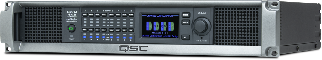 QSYS CX-Q 4K8 AMPLIFIER 8 X 500W | Cinemanext SA